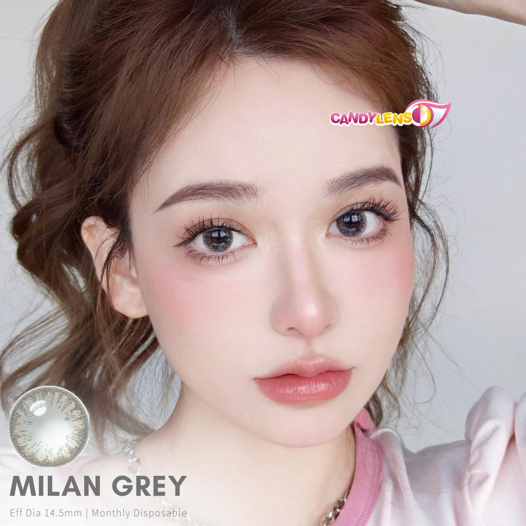 Milan Grey Color Contact Lens – Candylens