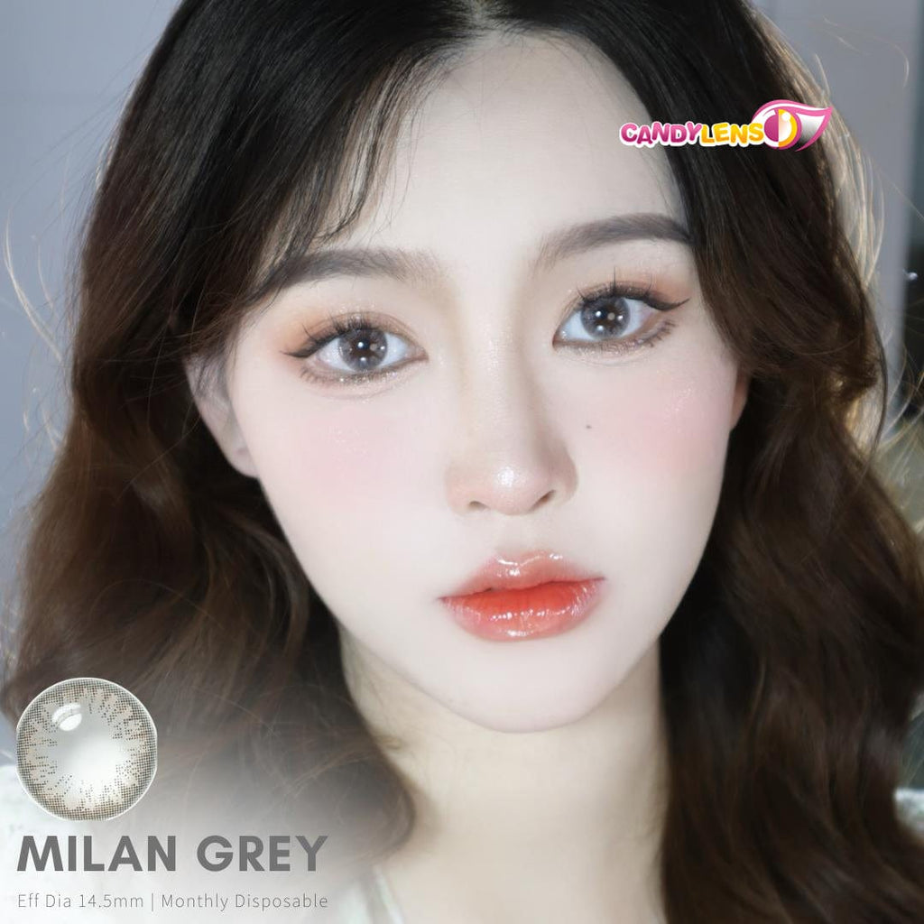 Milan Grey Color Contact Lens – Candylens