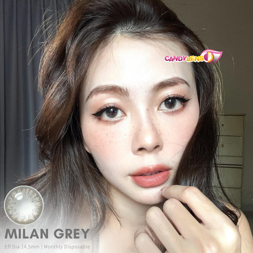 Milan Grey Color Contact Lens – Candylens