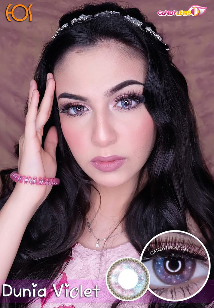 EOS Dunia Galaxy Violet Colored Contacts – Candylens