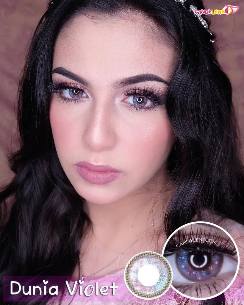 EOS Dunia Galaxy Violet Colored Contacts – Candylens