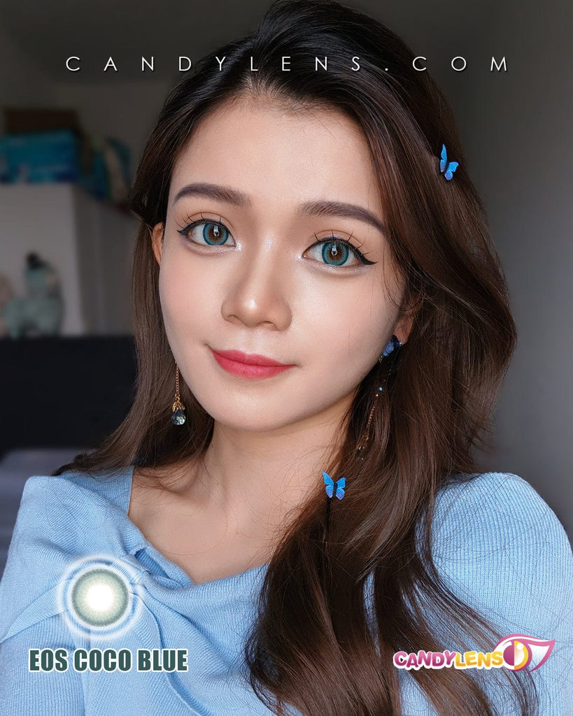 EOS Coco Blue Color Contact Lens – Candylens