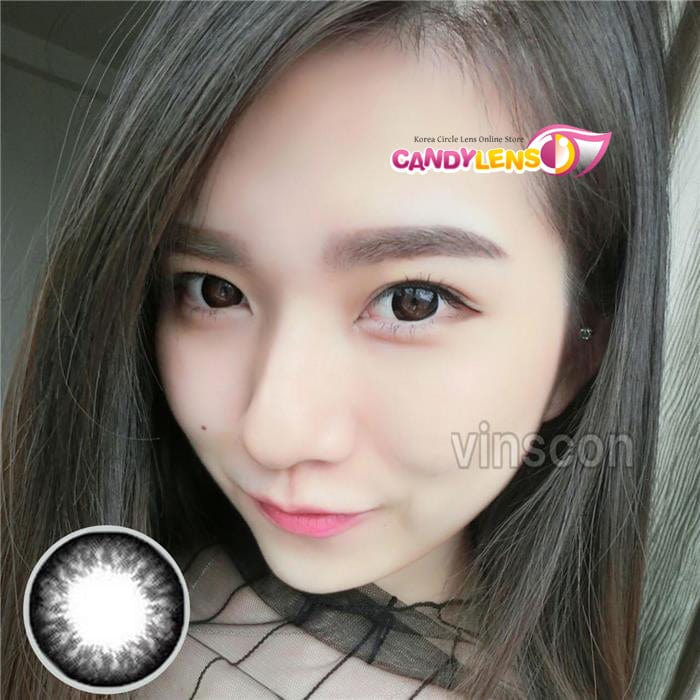Crown Black Color Contact Lens – Candylens