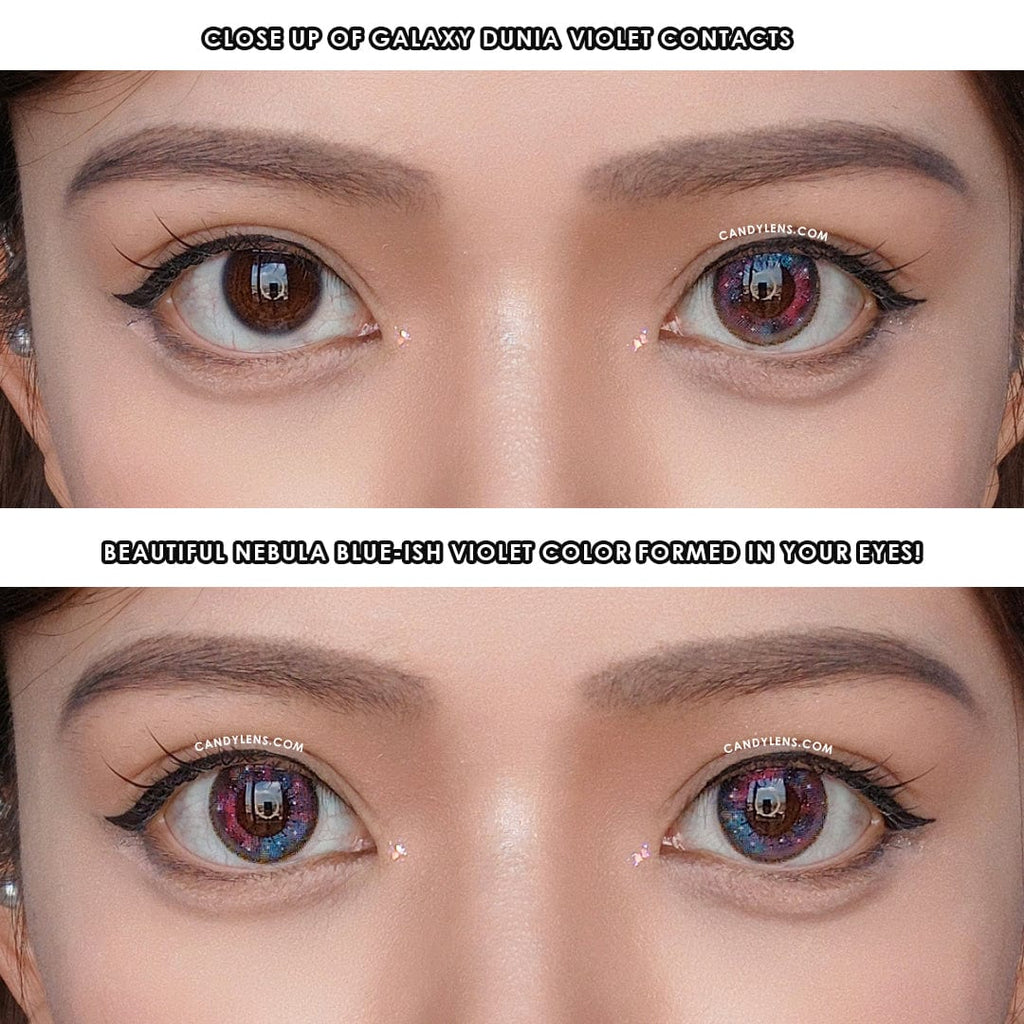 EOS Dunia Galaxy Violet Colored Contacts – Candylens