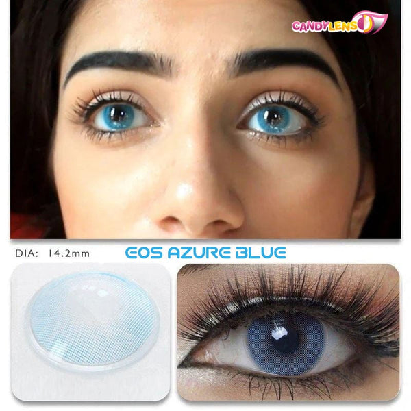 EOS Azure Blue Color Contact Lens – Candylens