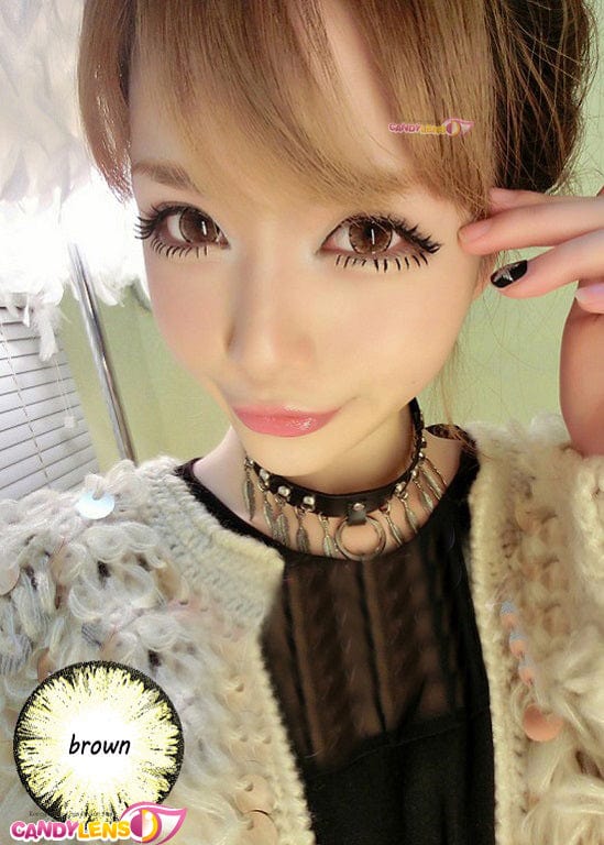 EOS Ice Brown Color Contact Lens – Candylens