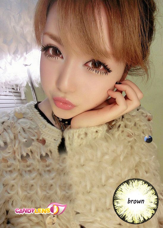 EOS Ice Brown Color Contact Lens – Candylens