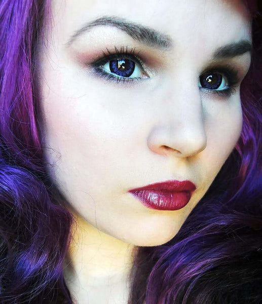 EOS King Size Circle Violet Color Contact Lens – Candylens