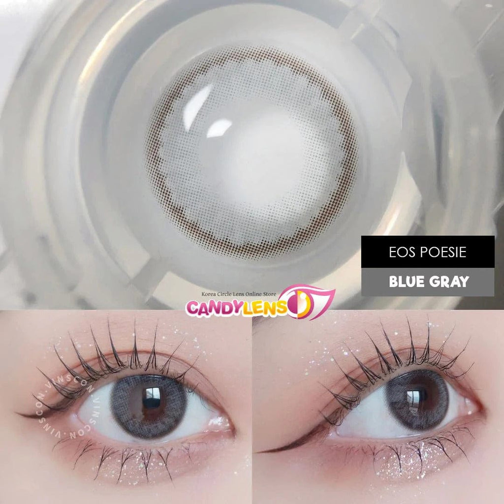 EOS Poesie Blue Gray Color Contact Lens – Candylens