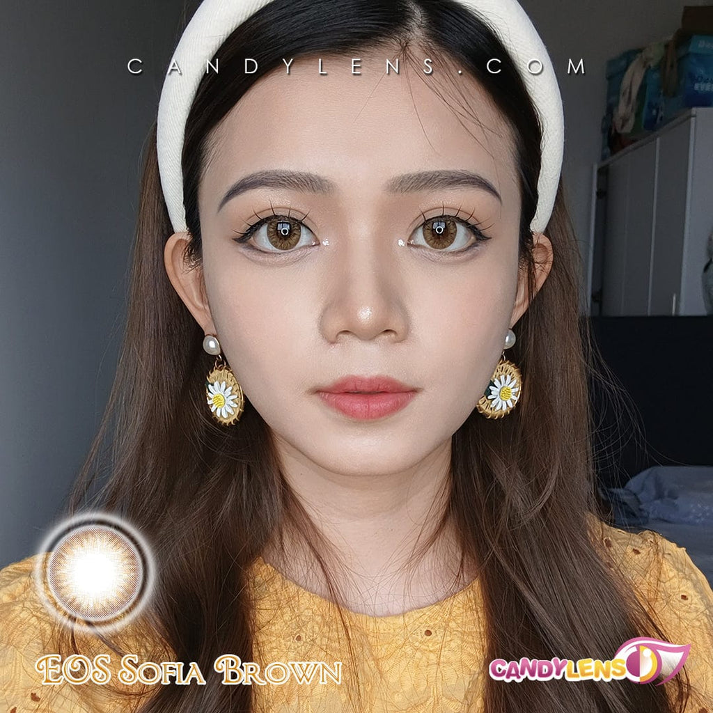 EOS Sofia Brown Color Contact Lens – Candylens