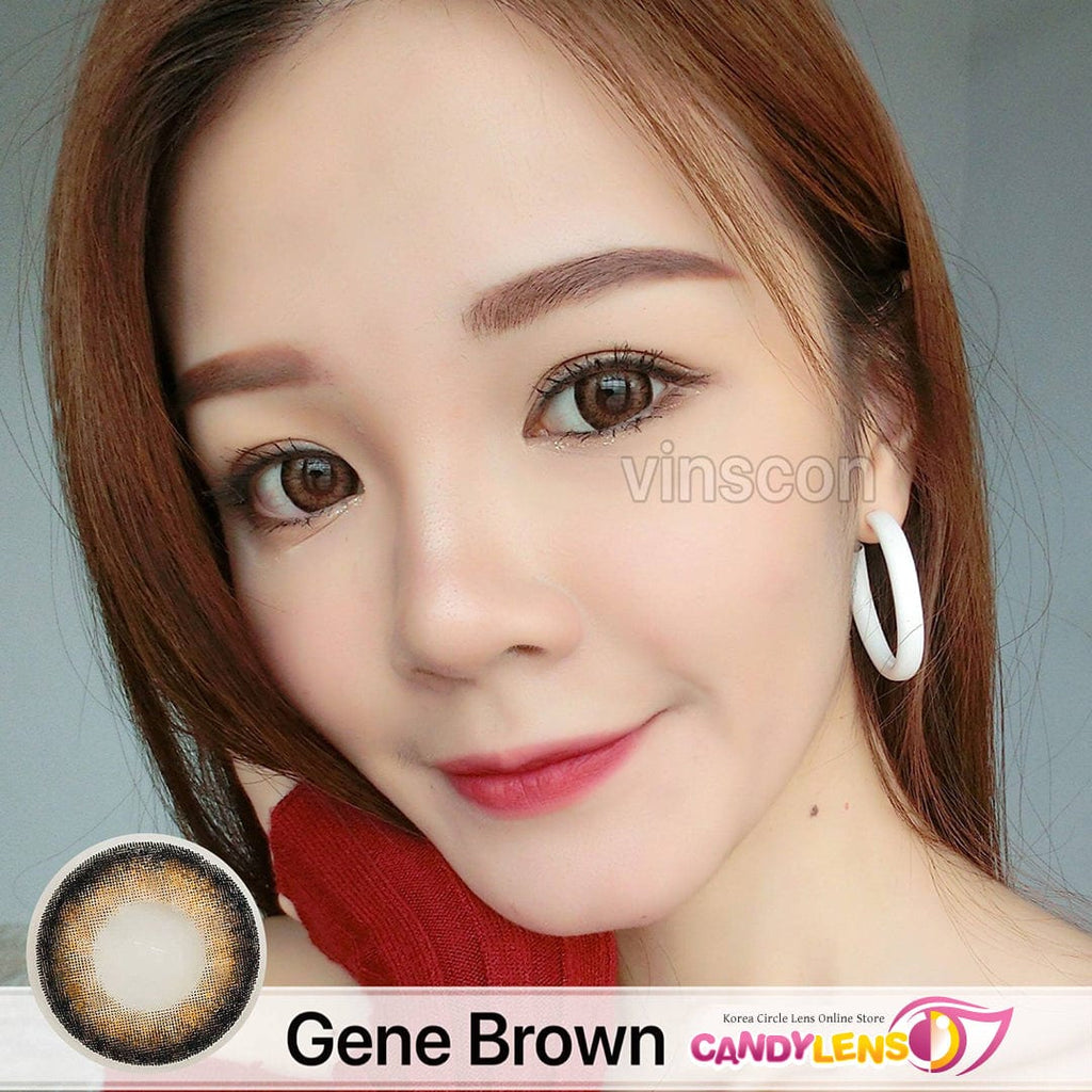 Gene Brown Color Contact Lens – Candylens