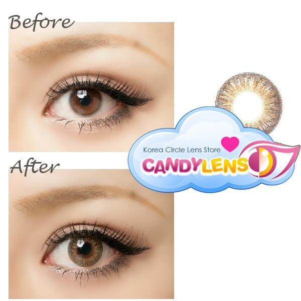 Geo Tri Color Brown Color Contact Lens – Candylens