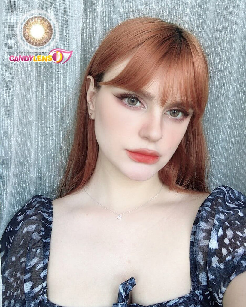 Geo Tri Color Brown Color Contact Lens – Candylens