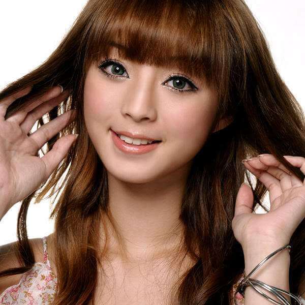 Geo Tri Color Green Color Contact Lens – Candylens