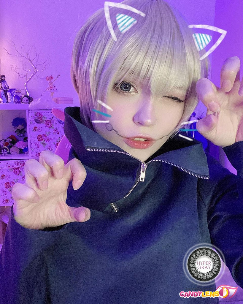 Hana SPC Hyper Circle Gray Color Contact Lens – Candylens