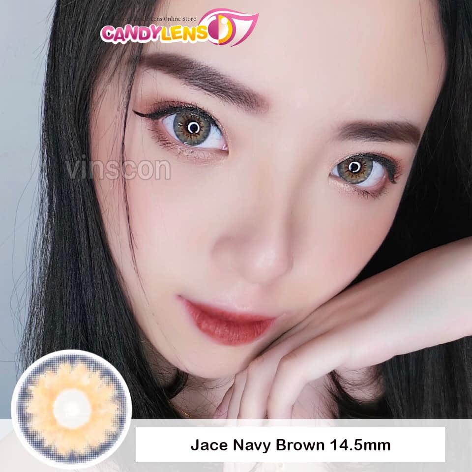 Jace Navy Brown Color Contact Lens – Candylens