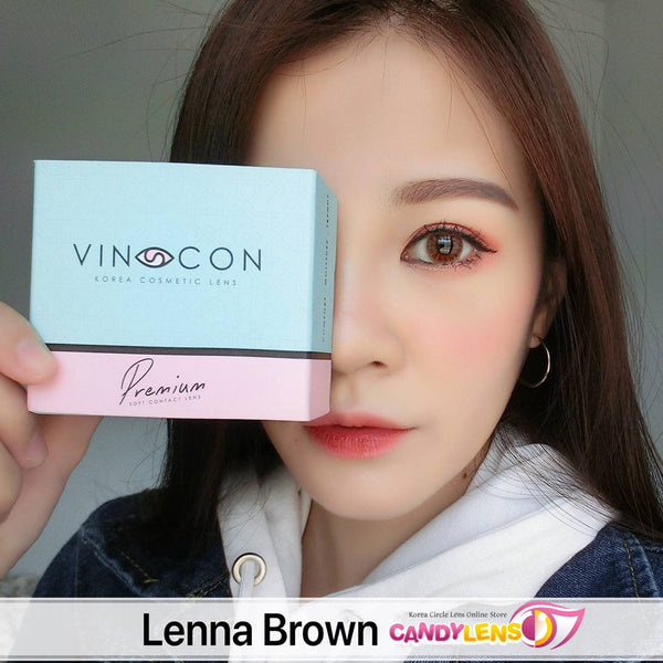 Lenna Brown Color Contact Lens – Candylens