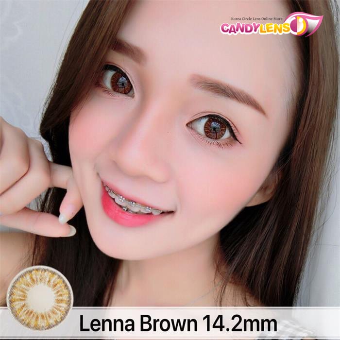 Lenna Brown Color Contact Lens – Candylens