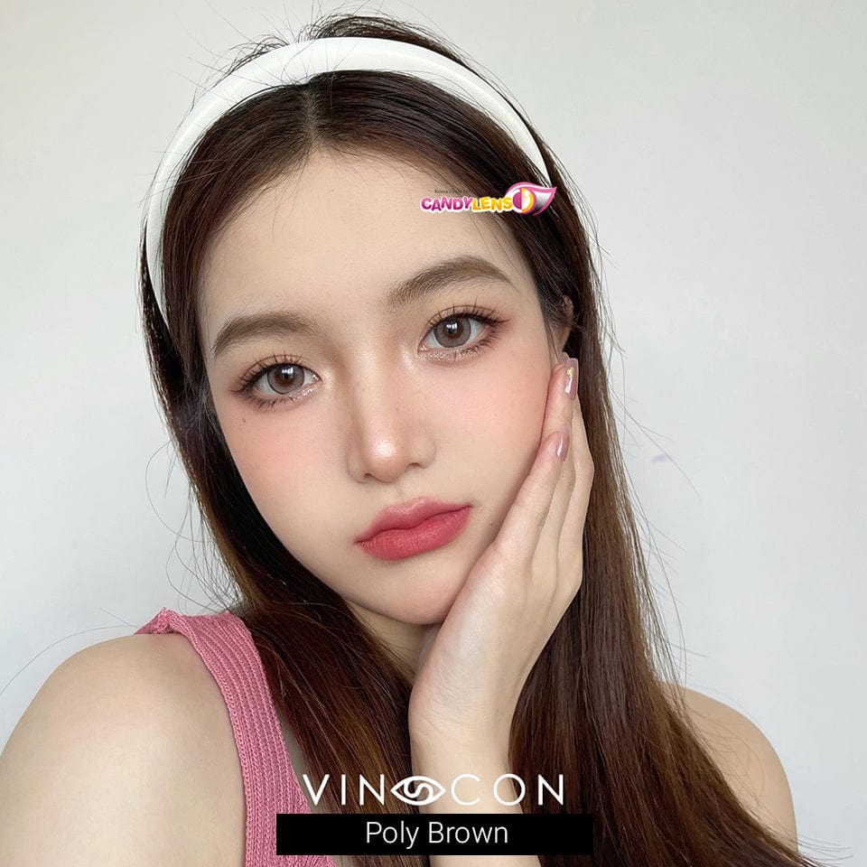 Poly Brown Color Contact Lens – Candylens