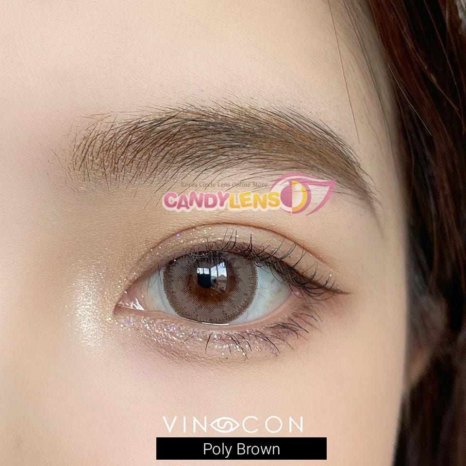 Poly Brown Color Contact Lens – Candylens