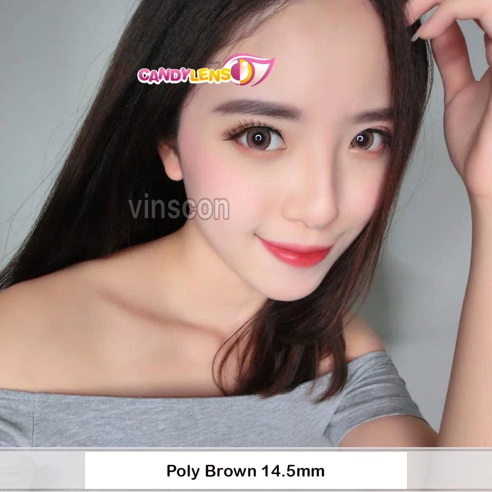 Poly Brown Color Contact Lens – Candylens
