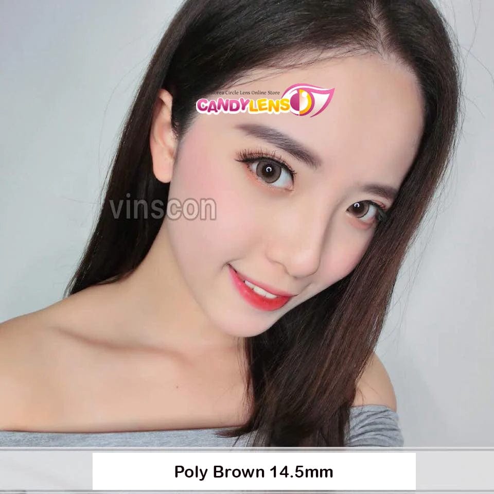 Poly Brown Color Contact Lens – Candylens