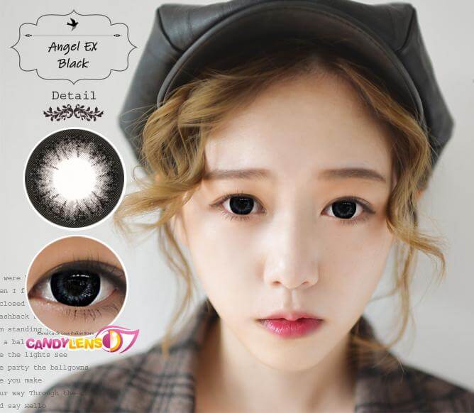 Royal Candy Angel EX Black Color Contact Lens – Candylens