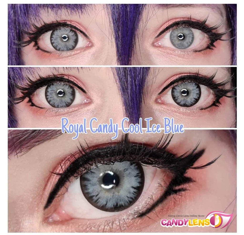 Royal Candy Cool Ice Blue Color Contact Lens – Candylens
