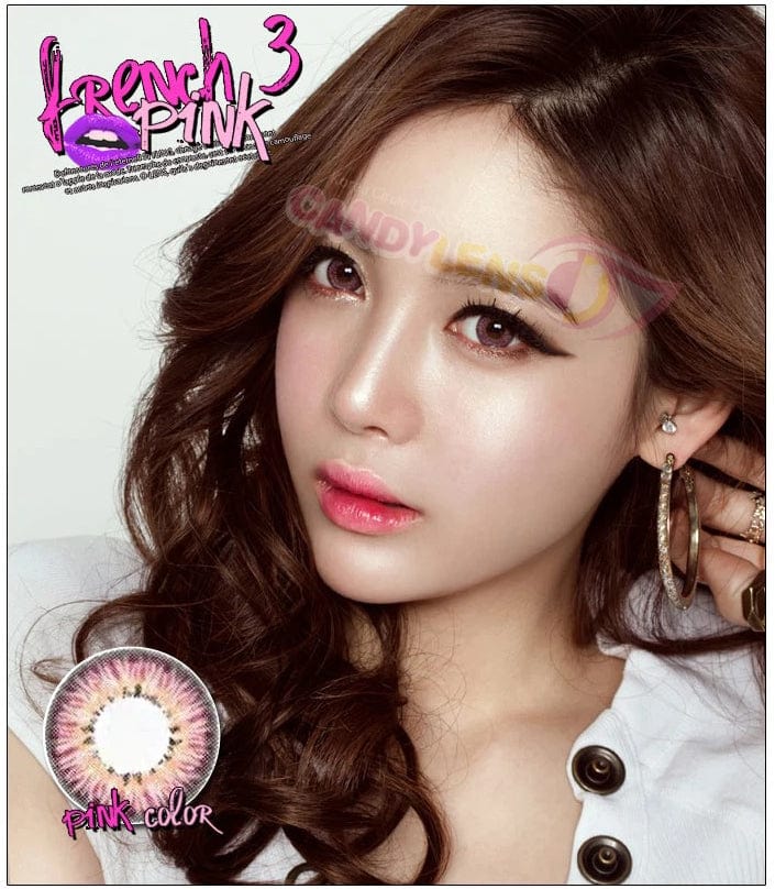 Royal Candy Puffy 3 tone Pink Color Contact Lens – Candylens