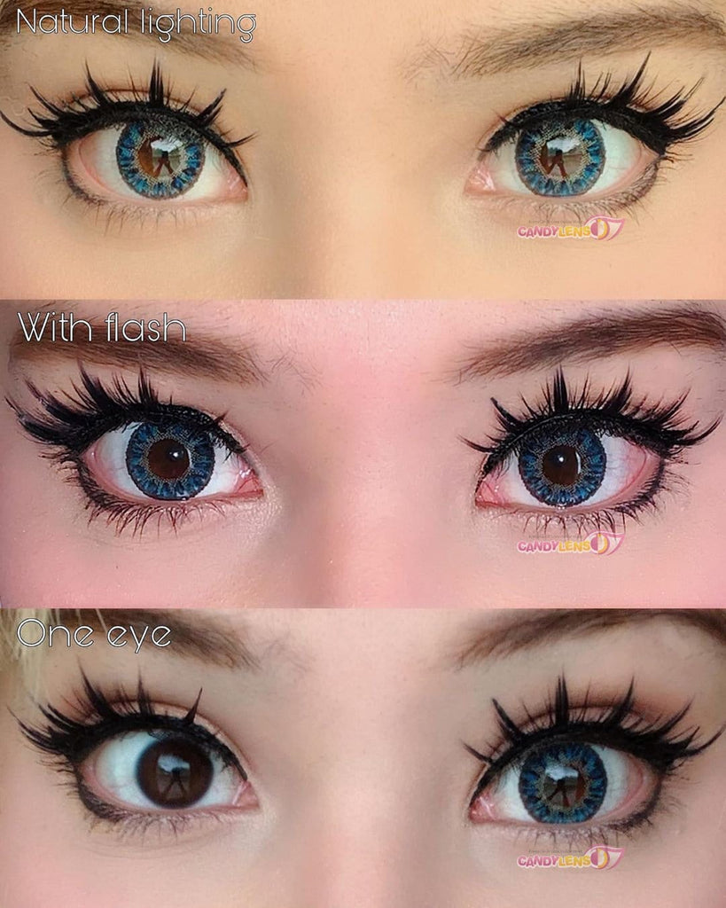 Subtle Natural Enlarging Colored Contact Lenses - Royal Candy Tri Color ...