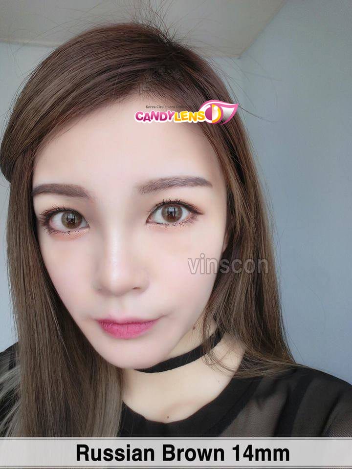 Russian Brown Color Contact Lens – Candylens