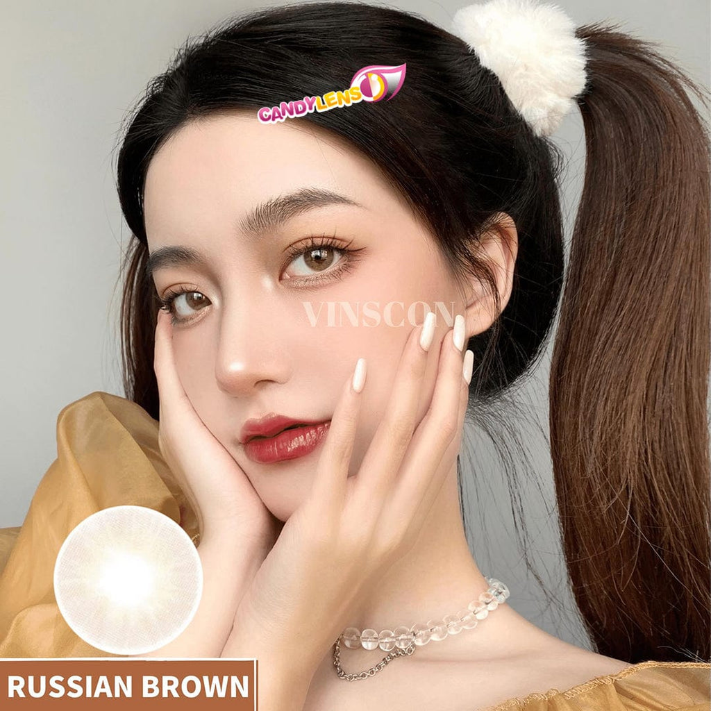 Russian Brown Color Contact Lens – Candylens