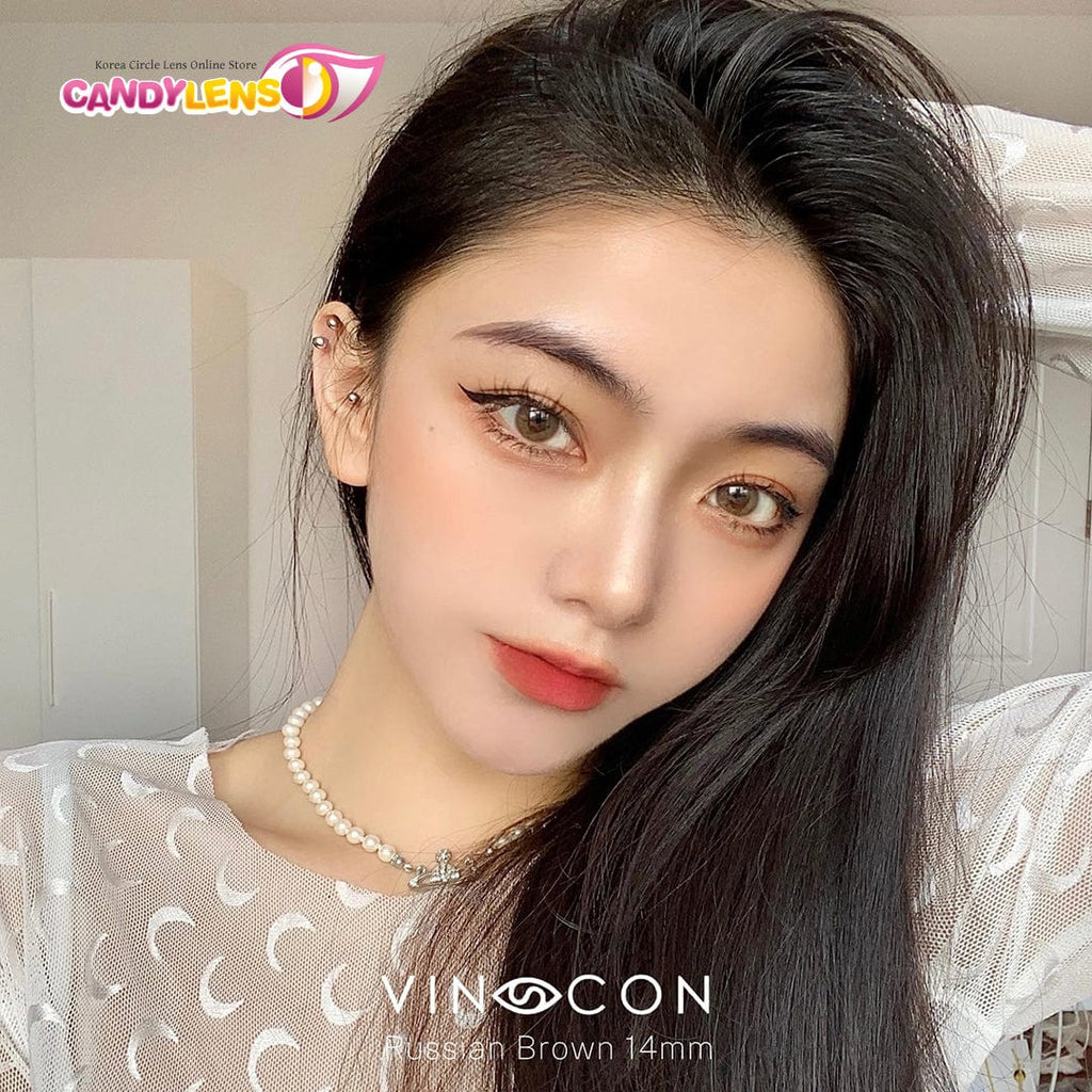 Russian Brown Color Contact Lens – Candylens
