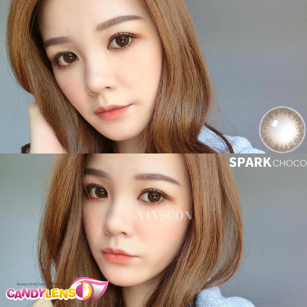 Spark Choco Color Contact Lens – Candylens