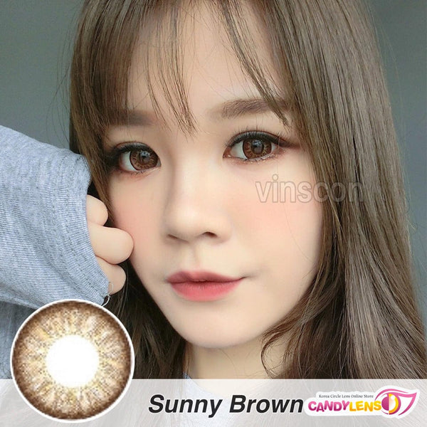 Sunny Brown Color Contact Lens – Candylens